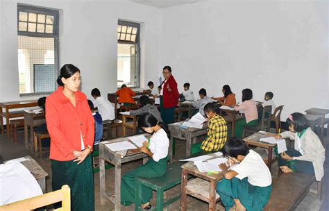 ကျောက်ဖြူမြို့နယ်၌ ၂၀၂၂ ၂၀၂၃ ပညာသင်နှစ်၊ Grade 5 နှင့် Grade 9 နှစ်ဆုံးစာမေးပွဲ အင်္ဂလိပ်စာ