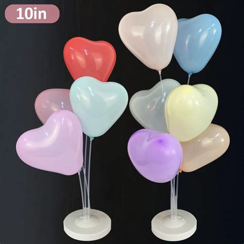 12inch Colorful Latex Love Heart Balloons Valentine Balloons For