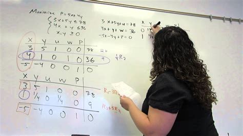 Simplex Method Example 1 Youtube