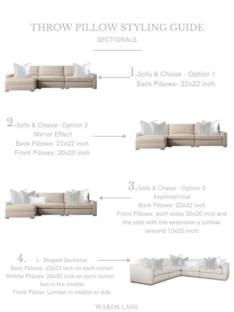 How To Do Throw Pillows On A Sectional At Amber Andrew Blog