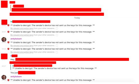 mismatched room id unable to decrypt errors · issue 22171 · element