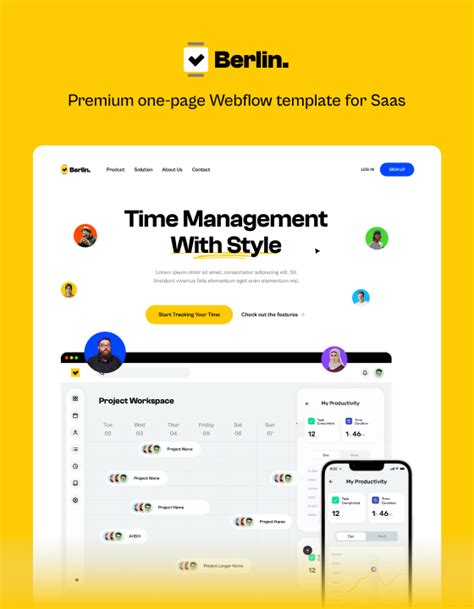 berlin saas html5 responsive website template