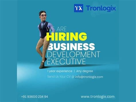 Tronlogix Tech Pvt Ltd On Linkedin We Are Looking For Bde Experience