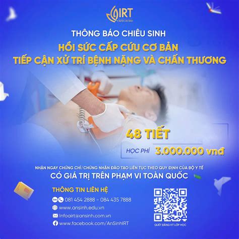 Viện 🔥 ThÔng BÁo ChiÊu Sinh HỒi SỨc CẤp CỨu CƠ BẢn TiẾp CẬn XỬ TrÍ