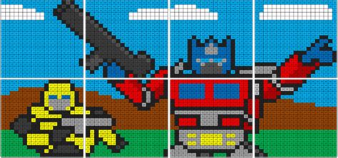 Transformers Color By Number Coloring Squared