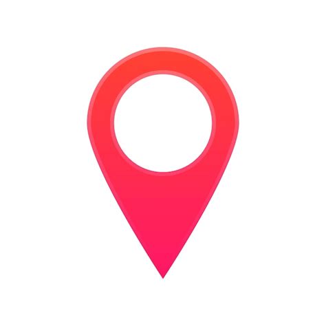 Premium Vector Map Pointer Icon GPS Location Symbol
