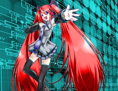 Miku Hatsune Red Edit By Alexfrd On Deviantart