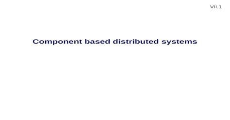 Ppt Component Based Distributed Systems Dokumentips