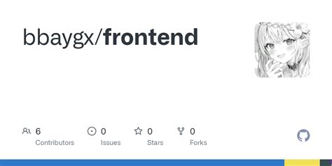 GitHub Bbaygx Frontend