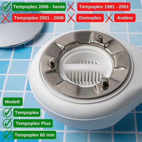 Haarzeef Voor Douche 1 Stuk Wit Compatibel Met Viega Tempoplex Vanaf