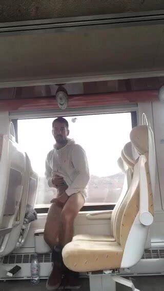 Naked On The Train Video Thisvid