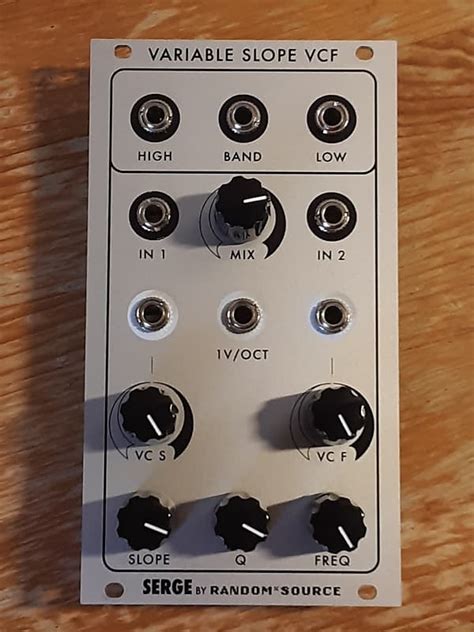 Random Source Serge Variable Slope Filter Reverb