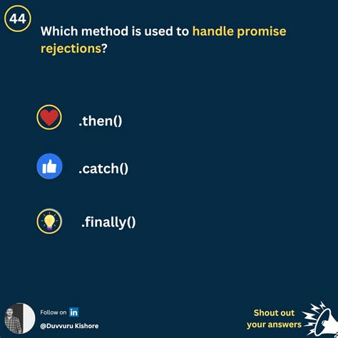 Duvvuru Kishore On Linkedin Javascript Mcqs Frontend Javascript