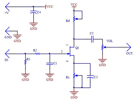 Jfet Preamp Schematic Circuit Diagram