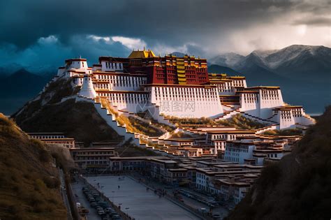 西藏布达拉宫建筑高清图片下载 正版图片600173191 摄图网