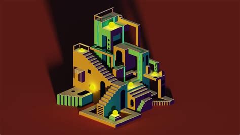 Cubes Maze Rmagicavoxel