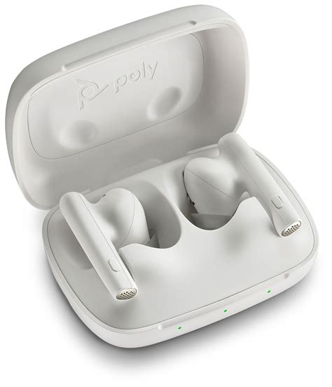 Poly Voyager Free 60 Uc White Sand Earbuds Bt700 Usb C Adap