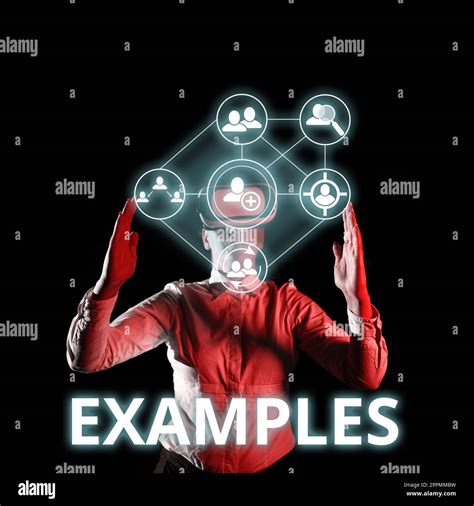 Conceptual Display Examples Business Idea Photo Sample Model To Follow
