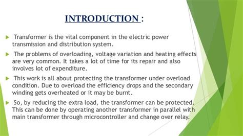 Automatic Load Sharing Of Transformer Using Microcontroller