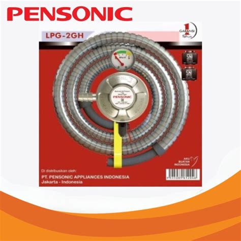 Jual Pensonic Lpgh Selang Gas Lpg H Sni Tekanan Rendah Ori Pgc2202g Shopee Indonesia