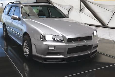 Nissan Stagea Rs Four 1997 Inaccurate Nissan Skyline R34 Front Swap Model Car Modeling
