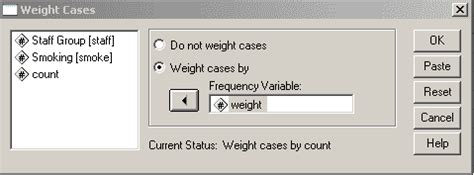 Sample Weighting In SPSS Statistik Tutorial