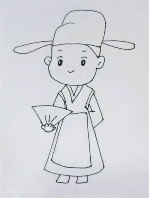 古代人物画法简笔画怎么画简单（汇总13张）简笔画图片大全
