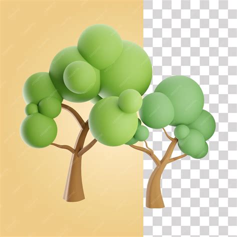 Premium Psd Tree 3d Icon