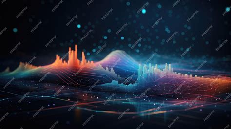 Premium Photo Advance Data Visualization Data Science And Visual Management Abstract Background