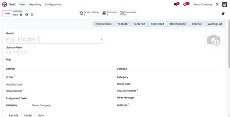 Fleet Management In Odoo Odoo V Enterprise Edition Book