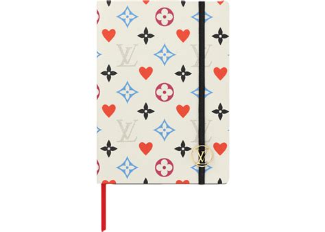 Louis Vuitton Clemence Notebook Game On White In Coated Canvas Us