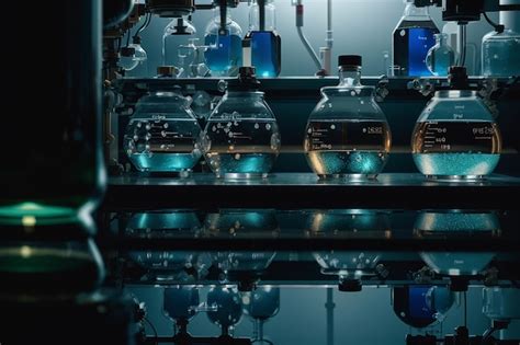 Premium Ai Image Chemical Synthesis Lab