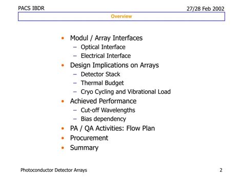 PPT Photoconductor Detector Arrays IBDR PowerPoint Presentation Free Download ID 6389689