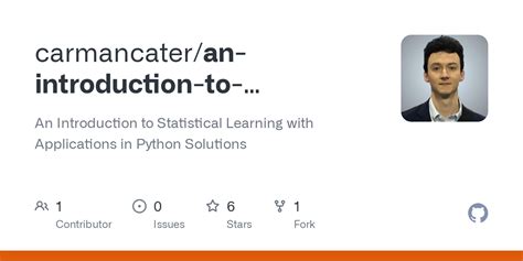 Github Carmancateran Introduction To Statistical Learning With