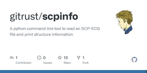 Github Gitrustscpinfo A Python Command Line Tool To Read An Scp Ecg File And Print Structure