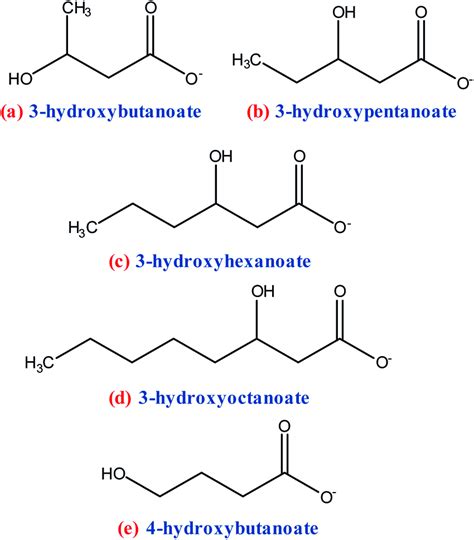 Different Monomers Used For Phas Production Download Scientific Diagram