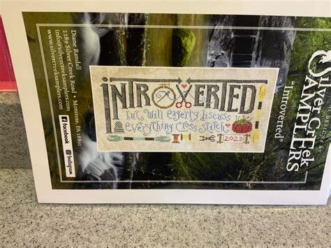Silver Creek “introverted” Chart Cross Stitch And Framing Oswestry
