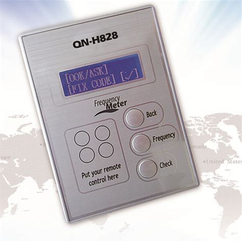 remote control frequency meter indicate fixed code rolling code