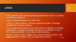 Open Source Concepts PPTX Operating Systems Computer Software And Applications