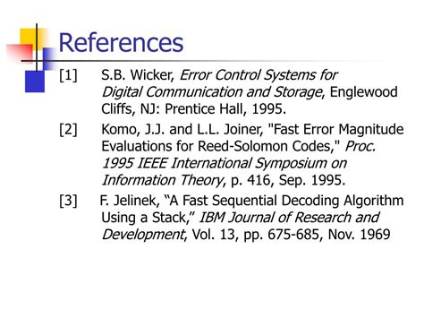 Ppt Sequential Soft Decision Decoding Of Reed Solomon Codes