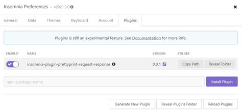 Insomnia Plugin Prettyprint Request Response Insomnia Insomnia Plugin Prettyprint Request Response Insomnia