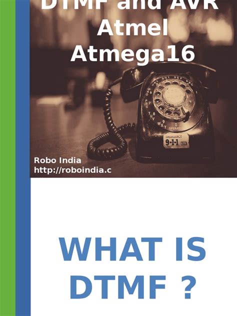 dtmf dual tone multi frequency signaling and avr atmel atmega16 pdf