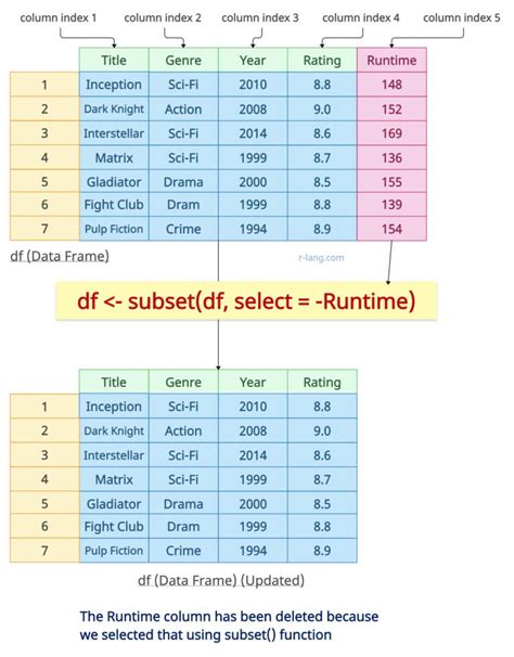 How To Remove Single And Multiple Columns From Data Frame In R