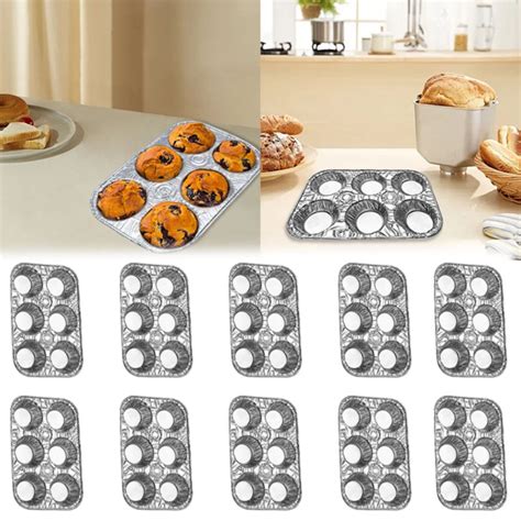 Dienrx Clearance Under 5 Premium 6 Cup Aluminum Cupcake Pan
