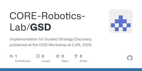 Github Core Robotics Labgsd Implementation For Guided Strategy