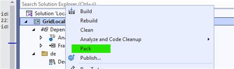 Create Localized Nuget Package From Project With Pack In Visual