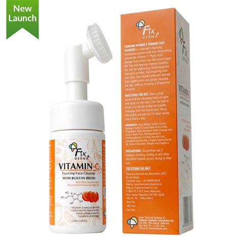 Vitamin C Foaming Face Cleanser Fixderma Usa