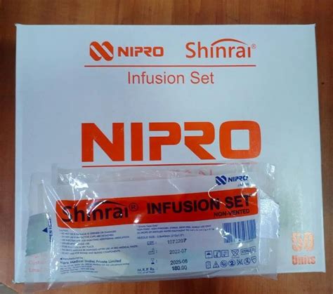 PVC Infusion Set Nipro Shinrai At 18 Piece In Chennai ID 27136357955