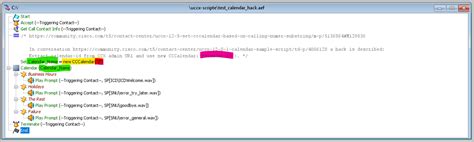 Solved Uccx 125 Set Cccalendar Based On Callingnumersubstring