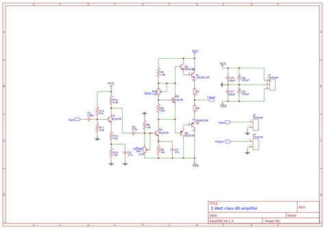 Class Ab Amplifier Oshwlab